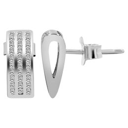 Adelia&acute;s Paar Ohrh&auml;nger ADELIA&acute;S "Damen Ohrstecker aus 925 Sterling Silber und Zirkonia", silber, Ohrringe, Damen, Damen, Silber 925 (Sterlingsilber)