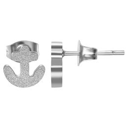 Adelia&acute;s Paar Ohrh&auml;nger ADELIA&acute;S "Damen Ohrstecker aus mattem Edelstahl", silber, Ohrringe, Damen, Damen, Edelstahl