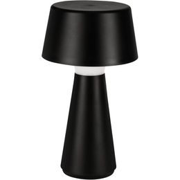 Eglo Tischleuchte "HUESA Tischlampe - Kunststoff - LED - 3W - IP44", schwarz, 1, &Oslash; 13cm H: 29cm, 1 Stk., Leuchten, Nachttischlampe, Schreibtischleuchte, Leselampe, H29 x &Oslash;13 cm, Tischleuchte