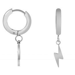 Adelia&acute;s Paar Ohrh&auml;nger ADELIA&acute;S "Damen Ohrh&auml;nger aus Edelstahl &Oslash; 10 mm", silber, Ohrringe, Damen, Damen, Edelstahl