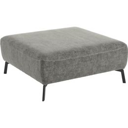 Hocker Home Affaire "Liora, weich gepolstert, saugroboterfreundlich, 100x100 cm", army, Hocker, B/H/T: 100cm x 44cm x 100cm, Chenille, 5, 9% Viskose, 34, 4% Polyacryl, 59, 7% Polyester, Hocker, passend zum 2,5- & 3-Sitzer Sofa der Liora-Serie, B:100cm H:44cm T:100cm