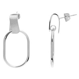 Adelia&acute;s Paar Ohrh&auml;nger ADELIA&acute;S "Damen Ohrstecker aus poliertem Edelstahl", silber, Ohrringe, Damen, Damen, Edelstahl