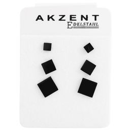 Adelia&acute;s Paar Ohrh&auml;nger ADELIA&acute;S "Damen Ohrstecker aus poliertem Edelstahl", silber, Ohrringe, Damen, Damen, Edelstahl