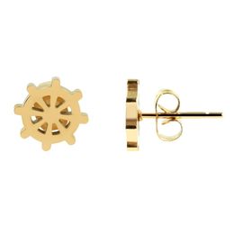 Adelia&acute;s Paar Ohrh&auml;nger ADELIA&acute;S "Damen Ohrstecker aus poliertem Edelstahl &Oslash; 10 mm", silber, Ohrringe, Damen, Damen, Edelstahl