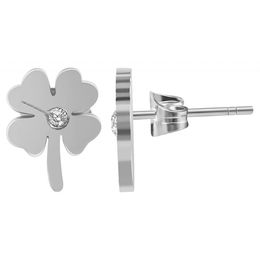 Adelia&acute;s Paar Ohrh&auml;nger ADELIA&acute;S "Damen Ohrstecker aus poliertem Edelstahl", silber, Ohrringe, Damen, Damen, Edelstahl