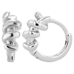 Adelia&acute;s Paar Creolen ADELIA&acute;S "Damen Creolen aus 925 Sterling Silber &Oslash; 0.9 mm - &Oslash; 0.9 mm", silber, Ohrringe, Damen, Damen, Silber 925 (Sterlingsilber)
