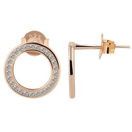 Adelia&acute;s Paar Ohrh&auml;nger ADELIA&acute;S "Damen Ohrstecker aus 925 Sterling Silber und Zirkonia &Oslash; 11 mm", silber, Ohrringe, Damen, Damen, Silber 925 (Sterlingsilber)