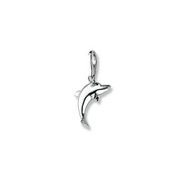 Charm-Einh&auml;nger "Delphin", silber, Giorgio Martello MILANO, Charms, Damen, Silber 925 (Sterlingsilber)