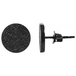 Adelia&acute;s Paar Ohrh&auml;nger ADELIA&acute;S "Damen Ohrstecker aus mattem Edelstahl &Oslash; 10 mm", silber, Ohrringe, Damen, Damen, Edelstahl