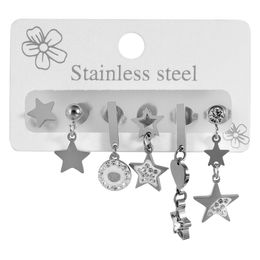 Adelia&acute;s Paar Ohrh&auml;nger ADELIA&acute;S "Damen Ohrstecker aus Edelstahl", silber, Ohrringe, Damen, Damen, Edelstahl