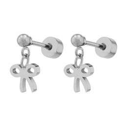 Adelia&acute;s Paar Ohrh&auml;nger ADELIA&acute;S "Damen Ohrstecker aus Edelstahl", silber, Ohrringe, Damen, Damen, Edelstahl