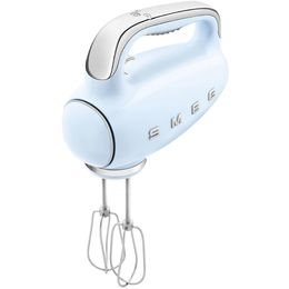 Smeg Handmixer "HMF01PBEU Pastellblau", blau (pastellblau), B:21,9cm H:37,8cm T:22,1cm, Mixer