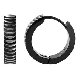 Adelia&acute;s Paar Creolen ADELIA&acute;S "Damen Creolen aus poliertem Edelstahl &Oslash; 12 mm", silber, Ohrringe, Damen, Damen, Edelstahl