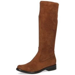 Stiefel Caprice "Caprice Stiefel Lederimitat", Damen, Gr. 38,5, braun (brandy), Lederimitat, Schuhe Stiefel
