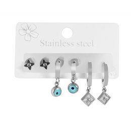 Adelia&acute;s Paar Ohrh&auml;nger ADELIA&acute;S "Damen Ohrstecker aus poliertem Edelstahl &Oslash; 5 mm", silber, Ohrringe, Damen, Damen, Edelstahl
