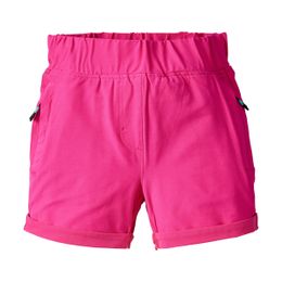 Shorts Killtec "KOS 131 GRLS SHRTS", M&auml;dchen, Gr. 152, Normalgr&ouml;&szlig;en, himbeere, Obermaterial: 79% Viskose, 18% Polyamid, 3% Elasthan, Hosen Shorts, Elastische M&auml;dchen-Shorts mit Taschen und reflektierenden Details