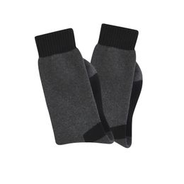 H.I.S. Langsocken H.I.S "Bootsocks", Damen, Gr. 39-42, 2x anthrazit, Baumwollmischung, elastisch, Socken, Mit Vollfrottee