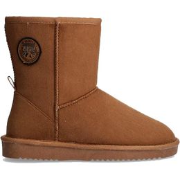 O`Neill Schlupfboots O'NEILL "BESIANA WOMEN HIGH", Damen, Gr. 37, chestnut, Synthetik, Schuhe Schlupfboots, gef&uuml;tterte Winterschuhe, Winterboots, Snowboots, Schlupfstiefel