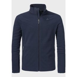 Sch&ouml;ffel Fleecejacke SCH&Ouml;FFEL "Fleece Jk Style Qutang MNS", Herren, Gr. 46, blau (8820, blau), Oberstoff: 100% Polyester, regular fit, hoch geschlossener Ausschnitt, Jacken Fleecejacke