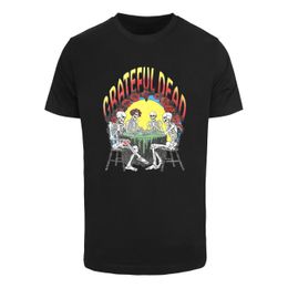T-Shirt Merchcode "Merchcode Grateful Dead Poker Game Tee", Damen, Gr. M, schwarz, 100% Baumwolle, bedruckt, normal, Rundhals, Shirts T-Shirt