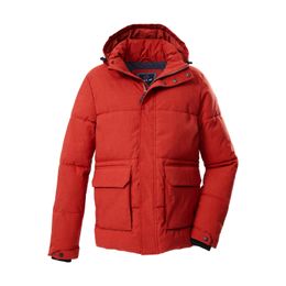 G.I.G.A. by Killtec Steppjacke "GW 26 MN QLTD JCKT", Damen, Gr. XXL, feuerrot, Obermaterial: 100% Polyester;Futter: 100% Polyester;F&uuml;llung: 100% Polyester, G.I.G.A. DX BY KILLTEC, Jacken Steppjacke, Wasserabweisende Herrenjacke, abnehmbare Kapuze, recycelte Materialien