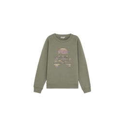 Scalpers Sckilimpatchskullsw Kids ' ' M&auml;dchen Gr&ouml;&szlig;e 116 gr&uuml;n / khaki