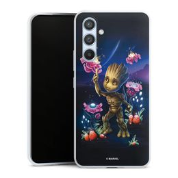 DeinDesign Galaxy A54 5G Handy Slim Case Silikon Handyh&uuml;lle transparent H&uuml;lle extra d&uuml;nn Baby Groot Marvel Guardians Of The Galaxy Silikon Slim Case