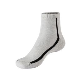 Tennissocken Bench., Herren, Gr. 47-48, 1x schwarz, 1x grau melange, 1x wei&szlig;, Baumwollmischung, uni, elastisch, Socken Tennissocken, mit Hochfersen- Frottee