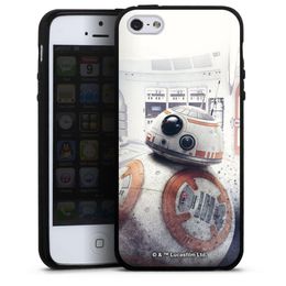 DeinDesign iPhone SE (2016-2019) Handy Silikon H&uuml;lle Case schwarz Handyh&uuml;lle Robot Star Wars Merchandise