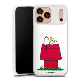 DeinDesign iPhone 17 Pro Max Handy Slim Case Silikon Handyh&uuml;lle transparent H&uuml;lle extra d&uuml;nn Snoopy Peanuts Official Licensed Product Silikon Slim Case