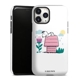DeinDesign iPhone 11 Pro Handy Panzer Handyh&uuml;lle robuste Outdoor H&uuml;lle Schutzh&uuml;lle gl&auml;nzend Official Licensed Product Snoopy Dog Tough Case