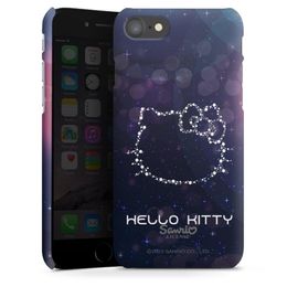 DeinDesign iPhone SE (2022) Handy Premium Case Smartphone Handyh&uuml;lle Schutzh&uuml;lle matt Hello Kitty Merchandise Weltall Premium Case