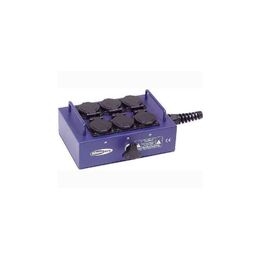 Showtec BO-6-PG Powerbox mit 6 Schutzkontakt f&uuml;r Kabelanschluss