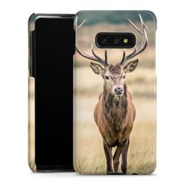 DeinDesign Galaxy S10e Handy Premium Case Smartphone Handyh&uuml;lle Schutzh&uuml;lle matt Forrest Deer Meadow Premium Case