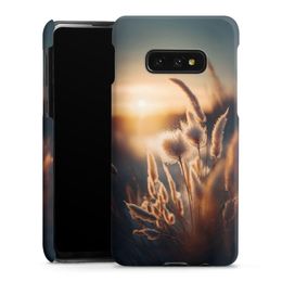 DeinDesign Galaxy S10e Handy Premium Case Smartphone Handyh&uuml;lle Schutzh&uuml;lle matt Sun Pampasgras Nature Premium Case