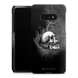 DeinDesign Galaxy S10e Handy Premium Case Smartphone Handyh&uuml;lle Schutzh&uuml;lle matt Gothic Skull Skulls Premium Case
