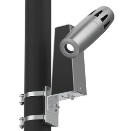 Derksen PHOS 45 S pole mount, outdoor, Silbern, 40 W, 2390 Lumen, IP64, PSU im Sockel