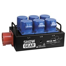 Showgear BO-6-PWC - CEE 16A to 6x CEE 16A