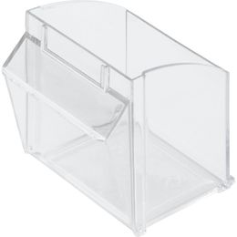 Klappkasten aus Styrolux&reg;, LxBxH 82 x 65 x 71 mm, VE 10 Stk, transparent kaiserkraft