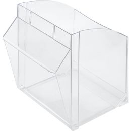 Klappkasten aus Styrolux&reg;, LxBxH 268 x 221 x 243 mm, VE 2 Stk, transparent kaiserkraft