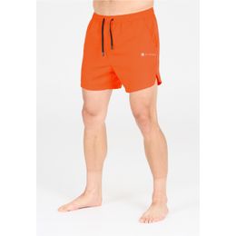 Badeshorts Virtus "Smither", Herren, Gr. M, US-Gr&ouml;&szlig;en, orange, Polyester, unifarben, Badehosen Badeshorts, mit 4-Wege-Stretch