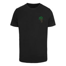 T-Shirt MisterTee "MisterTee Coconut Tree Tee", Damen, Gr. XL, schwarz, 100% Baumwolle, bedruckt, normal, Rundhals, Shirts T-Shirt