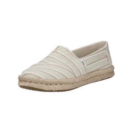 Toms Shoes Espadrille TOMS "TOMS Halbschuhe Textil", Herren, Gr. 37,5, beige (natural), Textil, Schuhe Espadrille