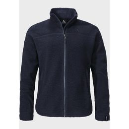 Sch&ouml;ffel Fleecejacke SCH&Ouml;FFEL "CIRC Fleece Jk Style Purga WMS", Damen, Gr. 38, blau (8820, blau), Oberstoff: 100% Polyester, relaxed fit, hoch geschlossener Ausschnitt, Jacken Fleecejacke
