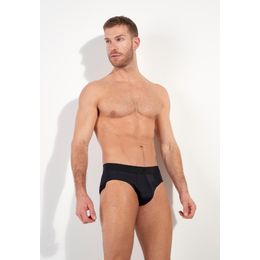 Minislip HOM "Supersoft", Herren, Gr. XXL, schwarz, Obermaterial: 73% Polyamid, 27% Elasthan. Futter: 95% Baumwolle, 5% Elasthan, k&ouml;rpernah, Unterhosen, weich, atmungsaktiv, Microfaser, Basic, bequem, ohne Eingriff