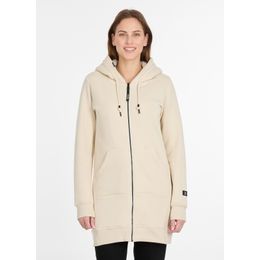 Kapuzensweatjacke Ragwear "PARMESA", Damen, Gr. M, ecru, Sweatware, Obermaterial: 70% Baumwolle, 30% Polyester, unifarben, Po-bedeckend, Rundhals, Sweatjacken