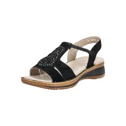 Pantolette Ara "Ara Pantoletten Leder", Damen, Gr. 38, schwarz, Leder, Schuhe Pantolette