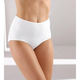 w&auml;schepur Taillenslip W&Auml;SCHEPUR, Damen, Gr. 48/50, 3 Stk., wei&szlig;, 95% Viskose, 5% Elasthan, Unterhosen Taillenslip