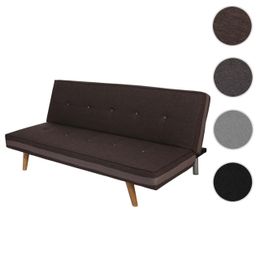 Mendler 3er-Sofa Herstal, Couch Schlafsofa G&auml;stebett Bettsofa 177cm ~ Variantenangebot 45380