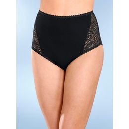 w&auml;schepur Taillenslip W&Auml;SCHEPUR, Damen, Gr. 40/42, 3 Stk., schwarz, 95% Baumwolle, 5% Elasthan, Unterhosen Taillenslip